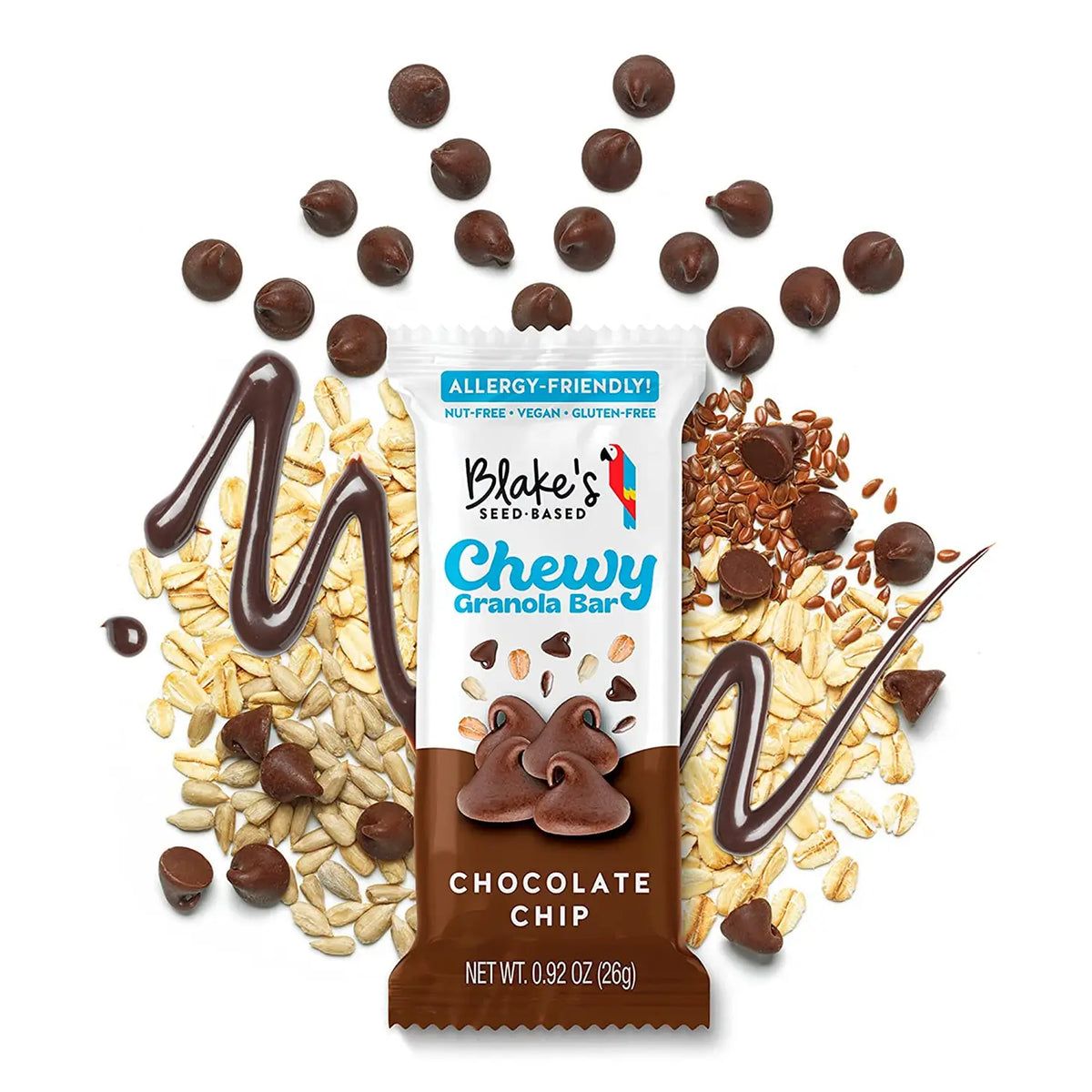 Blake's Seed Based Granola Bar Chewy Chocolate Chip (0.92 oz) | Snackever